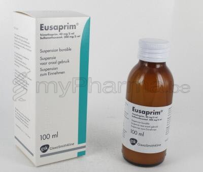 EUSAPRIM 200MG/40MG/5ML 100 ML SIROP