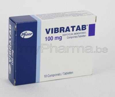 Apotheek Meysen Leopoldsburg 3970 Leopoldsburg : VIBRATAB 100 MG 10 TABL