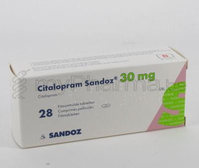 Apotheek Meysen Leopoldsburg 3970 Leopoldsburg : CITALOPRAM SANDOZ 30 ...